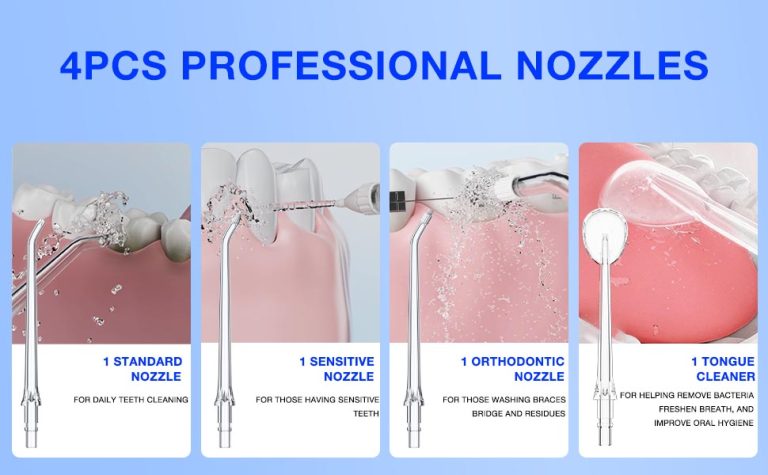 powsmart-Different types of water flosser nozzles and how to choose the ...