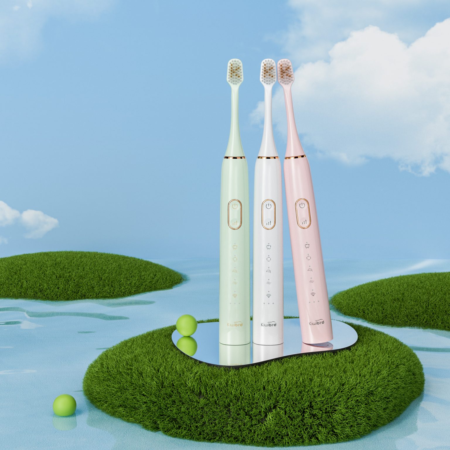 powsmart-Eco-Bamboo Electric Toothbrush OEM Sustainable Sonic Brush ...